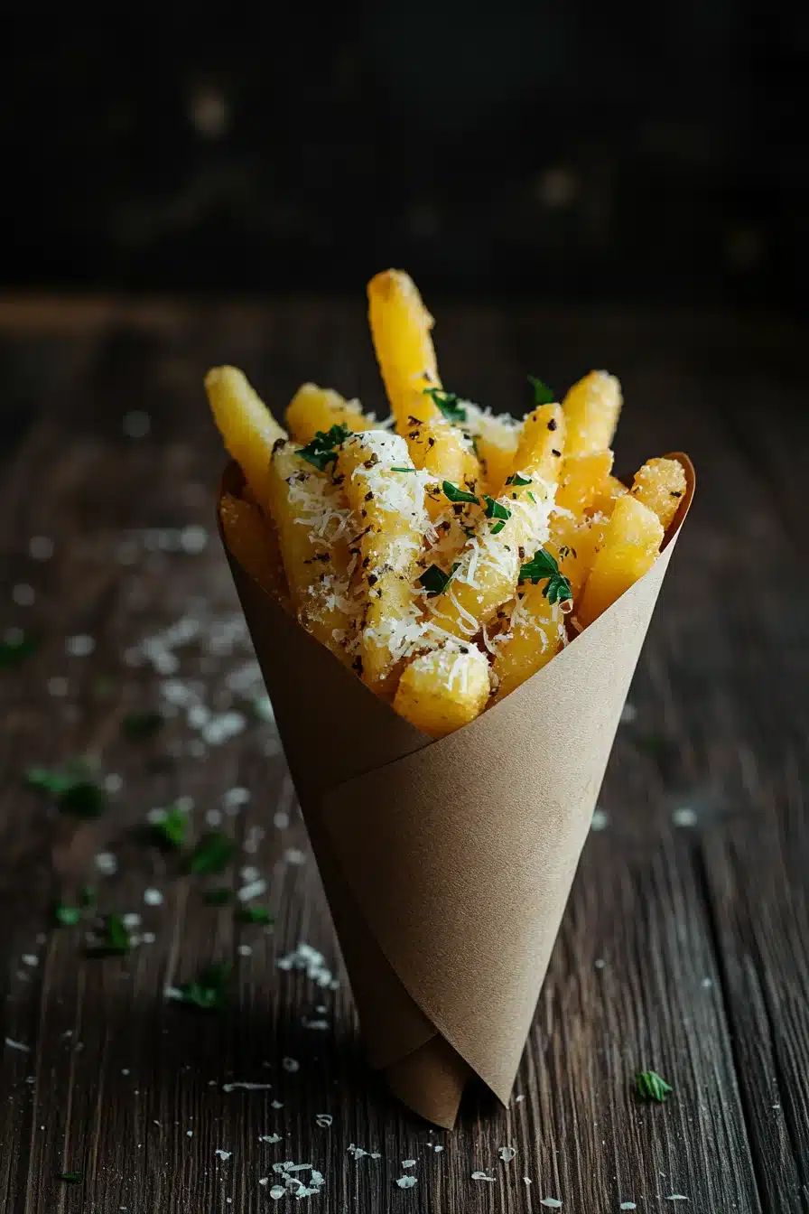 Truffle Parmesan Fries: Crispy, Indulgent, and Irresistible - FOODIE SAVORY