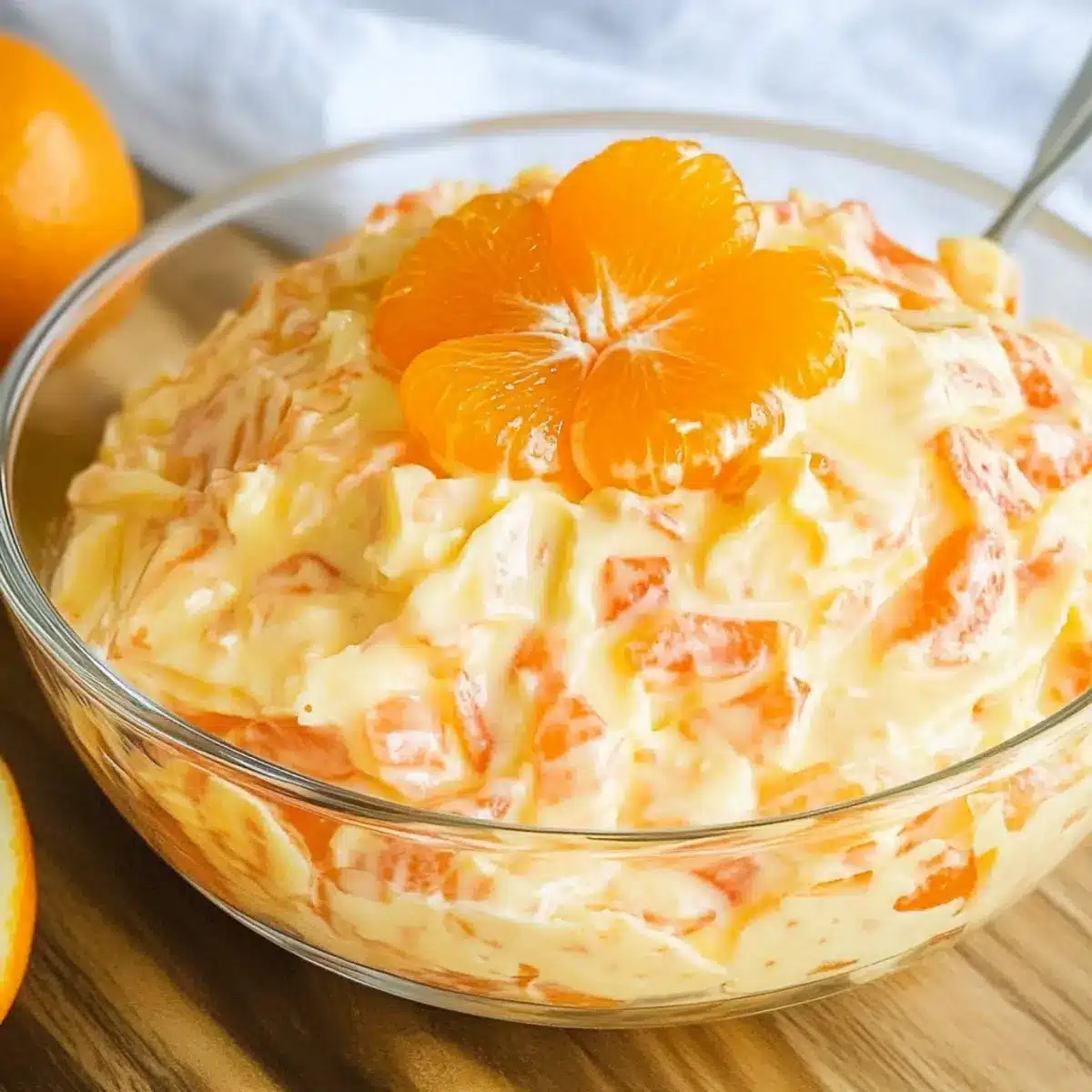 Dreamy Mandarin Orange Jello Salad! - FOODIE SAVORY