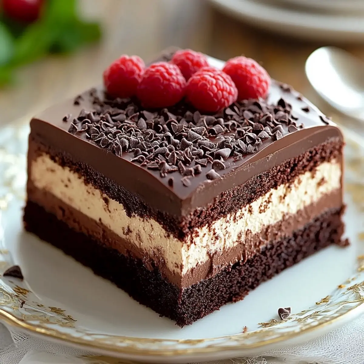 Decadent Italian Chocolate Love Cake Easy - FOODIE SAVORY